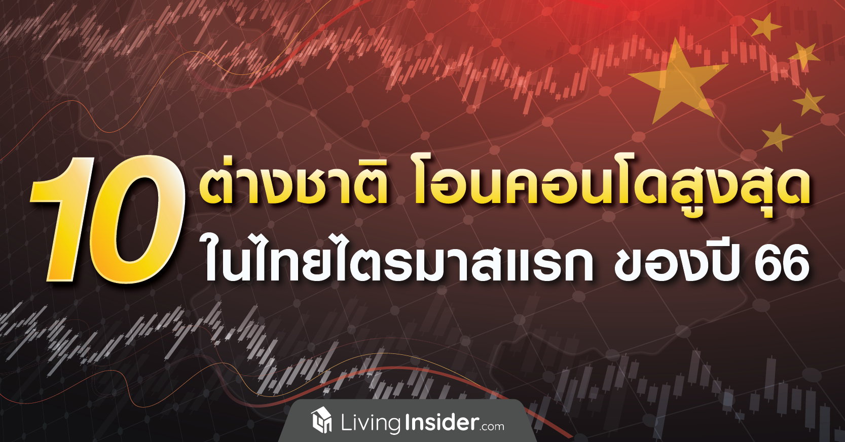 10 ต่างชาติ โอนคอนโดสูงสุด ในไทยไตรมาสแรก ของปี 2566 | Livinginsider