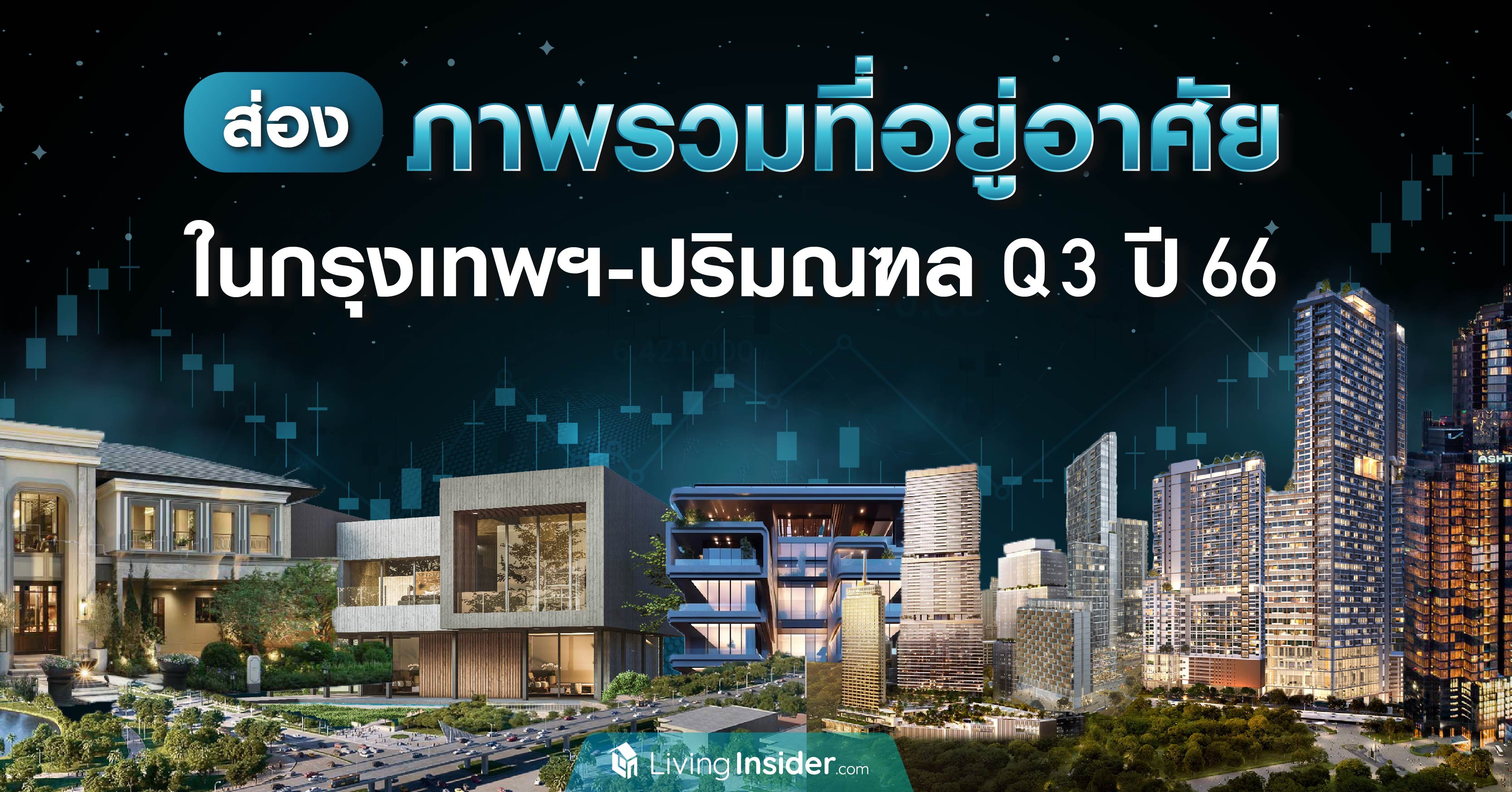 ส่องภาพรวมที่อยู่อาศัย ในกรุงเทพฯ-ปริมณฑล Q3 ปี 2566 | Livinginsider