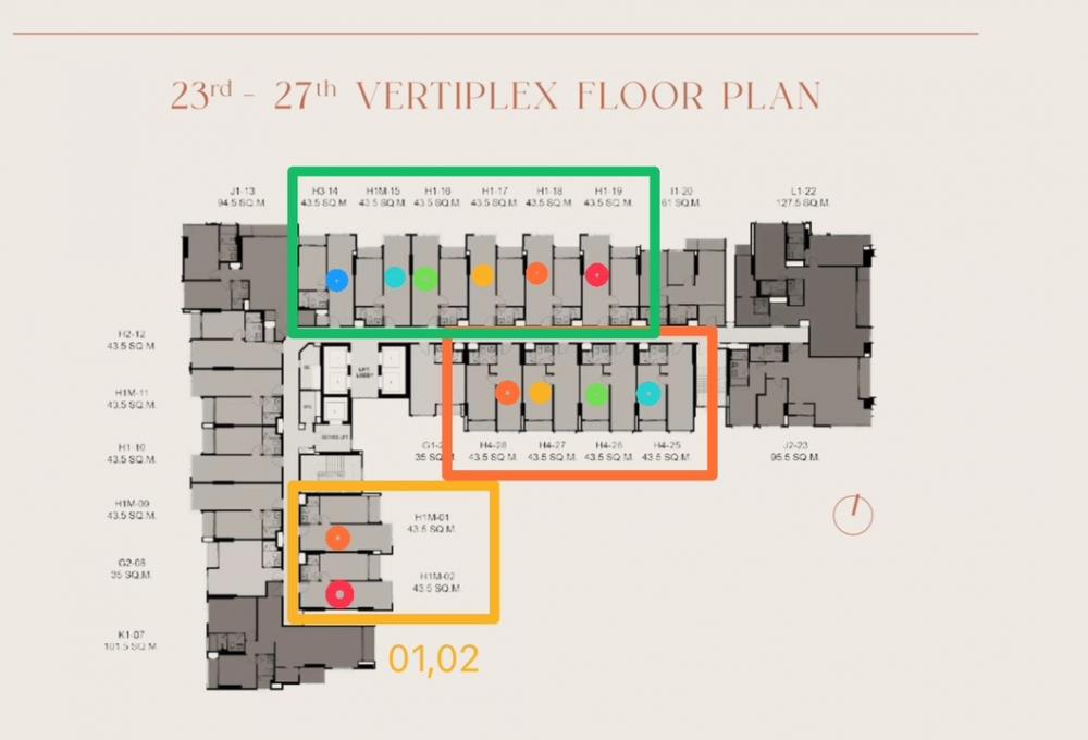 🔥Rhythm Charoennakorn ICONIC 2 bed Vertiplex 57.5 Sq.m. ชั้นสูง Selling ...